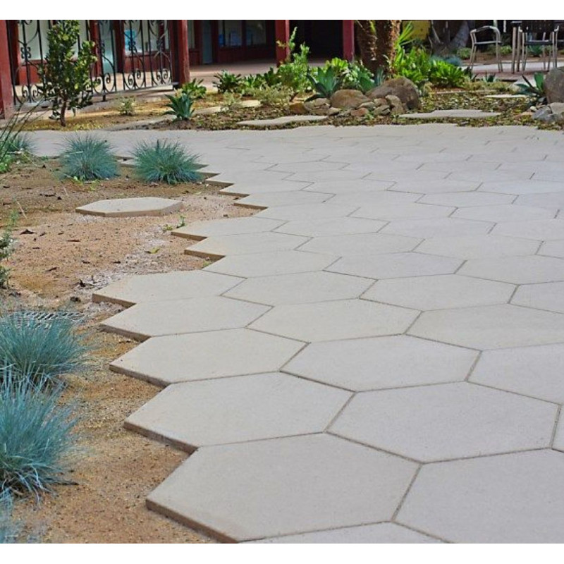 Moule pour béton imprimé - modèle polygone structuré.